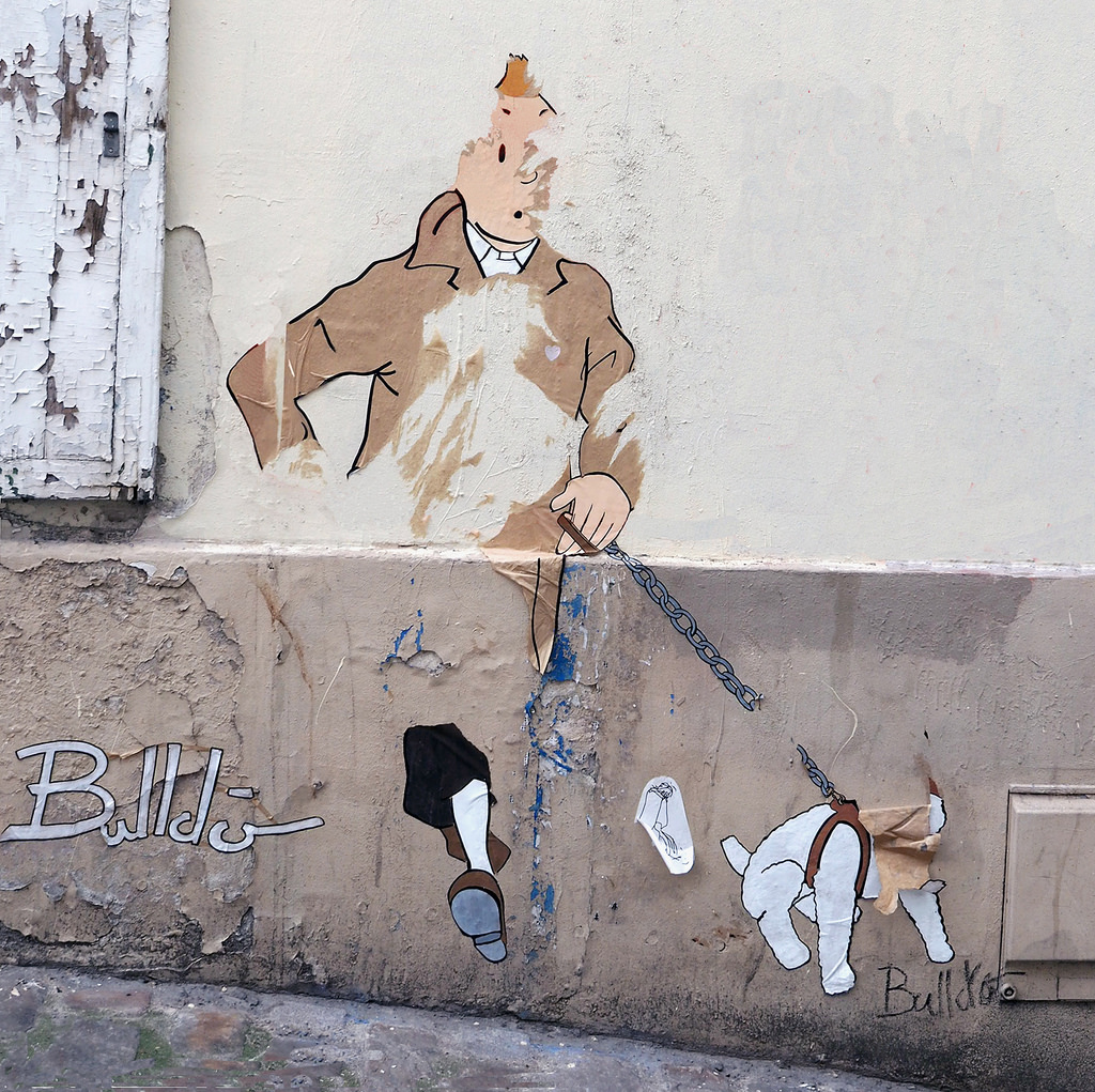 Tintin street art – Hergé Genootschap